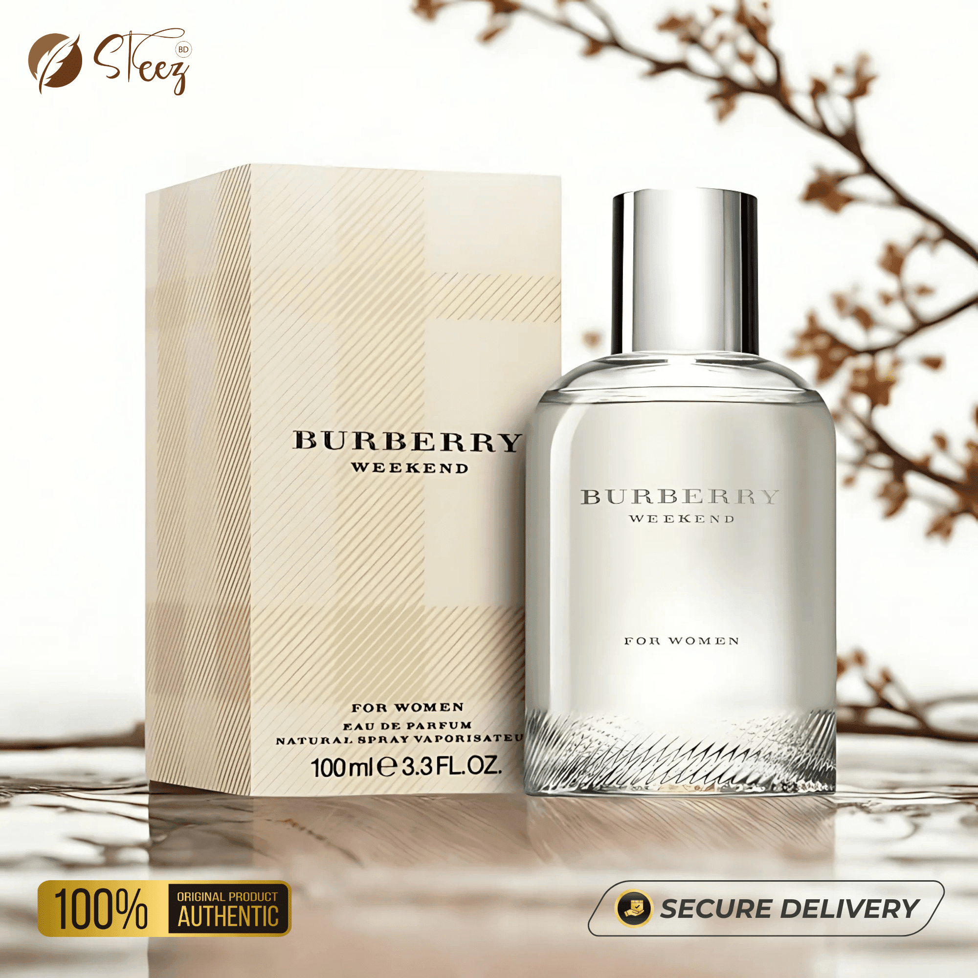 BURBERRY WEEKEND EDP 100ML FOR WOMEN - SteezBD